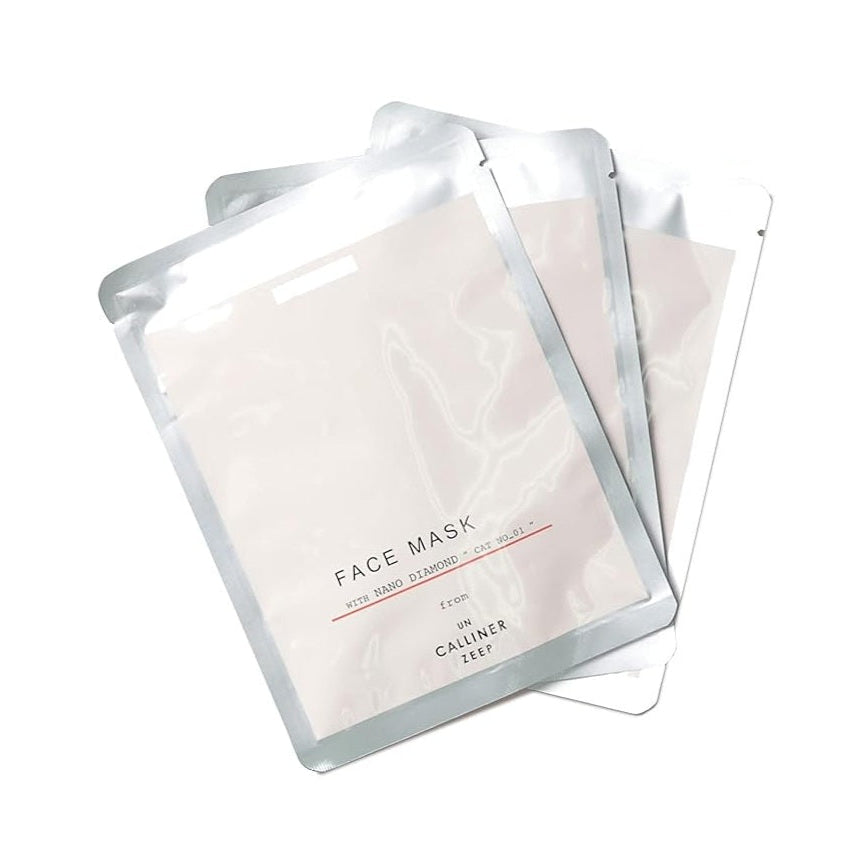 UN CALLINER ZEEP NANO DIAMOND FACE MASK (3 Sheets) – J-Beauty Natural